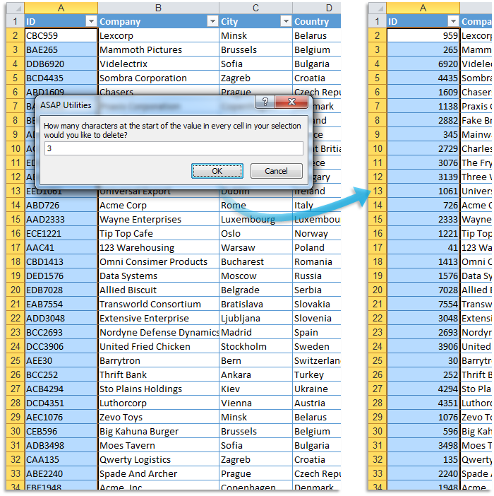 How To Remove Leading Characters In Excel Novuslion Com Riset