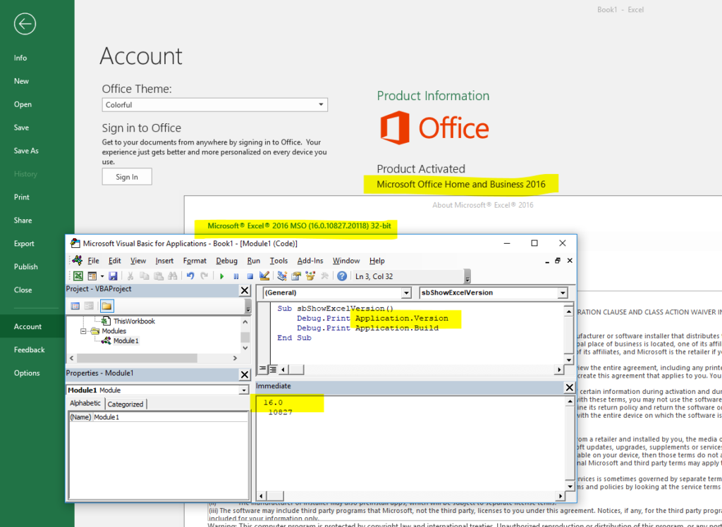 For developers; Application.Version returns 16.0 for both Excel 2019 and Excel 2016…!? - ASAP ...
