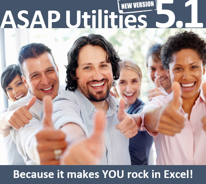 New ASAP Utilities 5.1 just released! - ASAP Utilities Blog