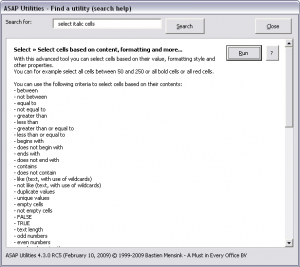 How to: Quickly find the utility you need - ASAP Utilities Blog