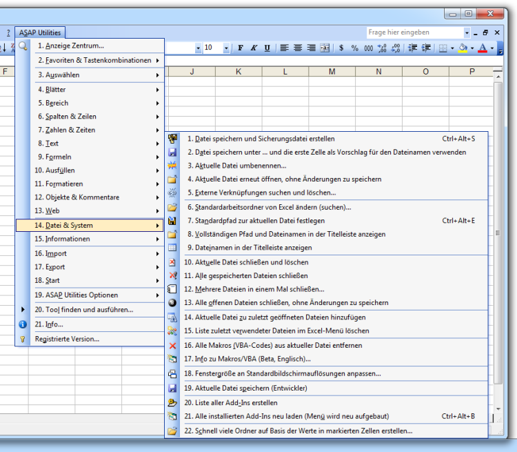 “Datei & System” utilities - ASAP Utilities, eine Beschreibung seiner ...