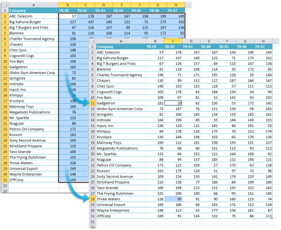 ASAP Utilities for Excel - Seleccionar » Seleccionar celdas con el ...