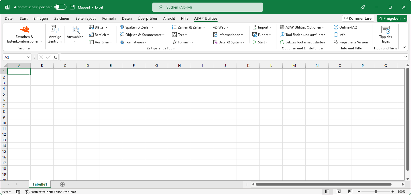ASAP Utilities for Excel - Beschreibung aller Tools von ASAP Utilities ...