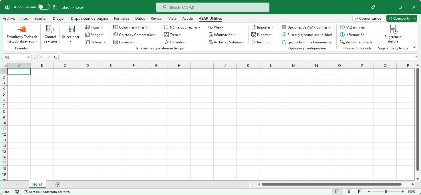 ASAP Utilities for Excel - Descripciones de todas las herramientas en ...