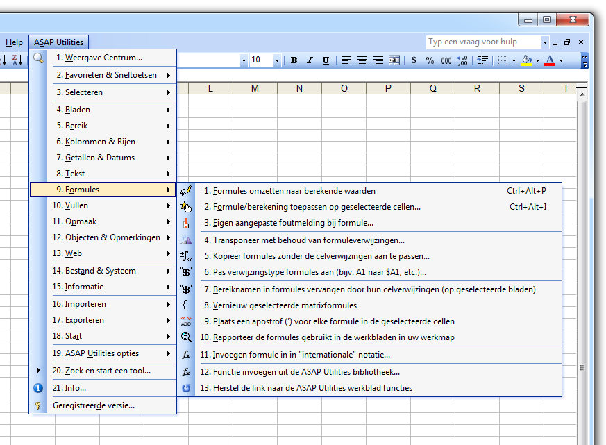 “Formules” utilities - Bijschrijving van de Excel tools in ASAP ...