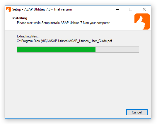 ASAP Utilities for Excel - Detailed step by step installation